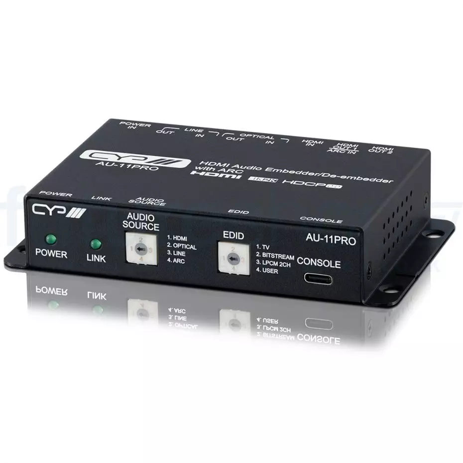 AU-11PRO – Full 4K HDMI Audio Embedder/De-embedder with ARC