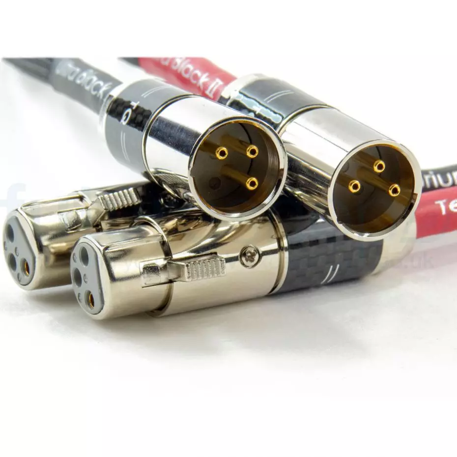 Tellurium Q Ultra Black II XLR Balanced Interconnect Pair | Future Shop