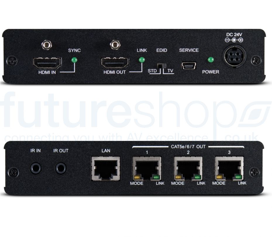 CYP PU-1H3HBTE 1x3 HDMI HDBaseT Splitter (100m) including additional ...