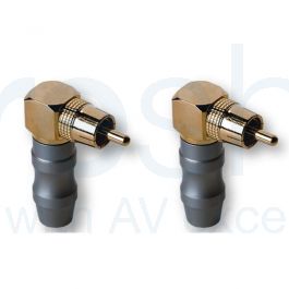 AudioQuest Right-Angled RCA Plug - Pack of 2