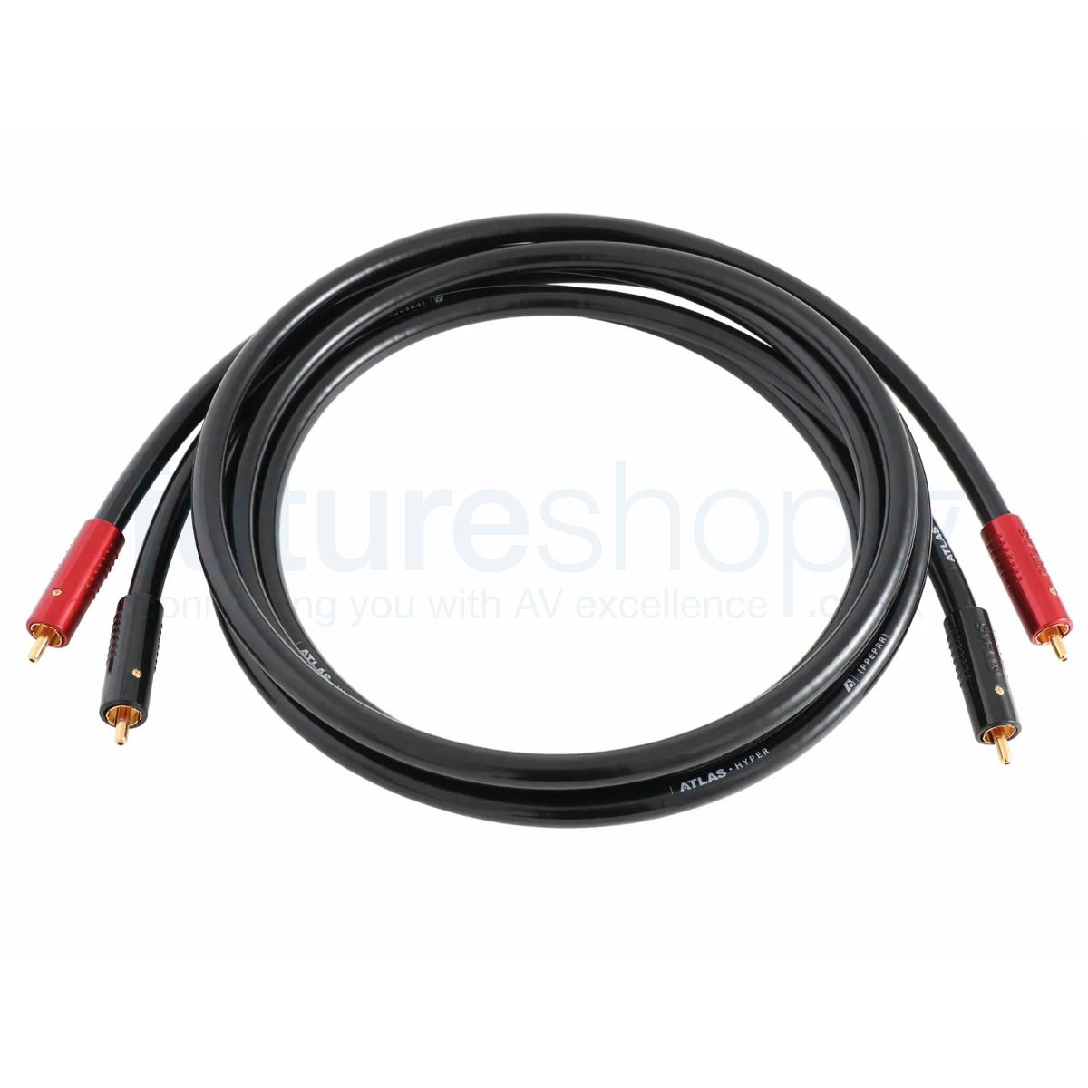Atlas Hyper Achromatic X 2 RCA to 2 RCA Audio Cable