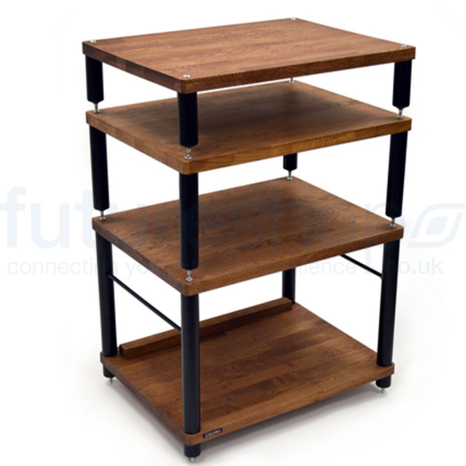 Apollo Storm 6 Two Shelf Vinyl Storage Module Solid Oak