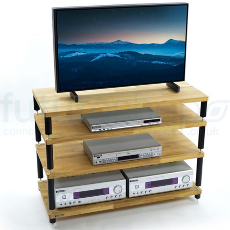 Atacama Apollo Storm 10 Solid Oak Hi-Fi Rack | Future Shop