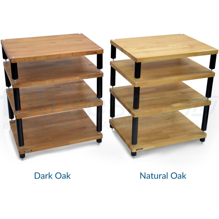Apollo Storm 6 Solid Oak Hi-Fi Rack