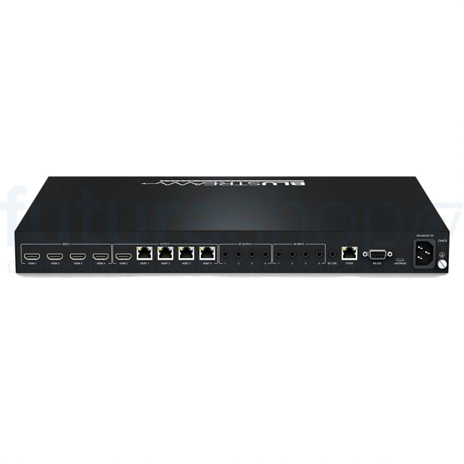 Blustream C44CS-KIT Contractor 4x4 HDBaseT™ CSC Matrix Kit with 70m (4K ...