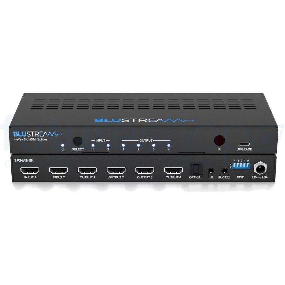 Blustream SP24AB-8K 4-Way 8K HDMI Splitter