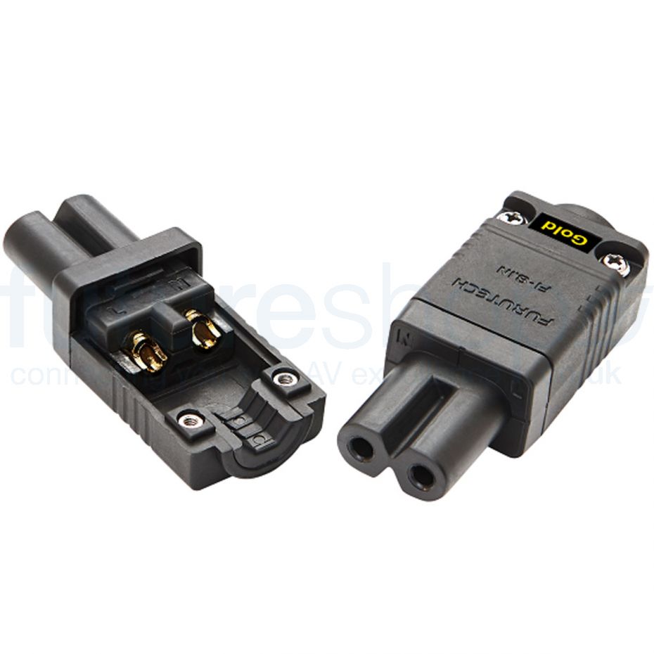 Furutech FI-8.1 High-Performance Slimline Figure 8 Connector - Gold ...