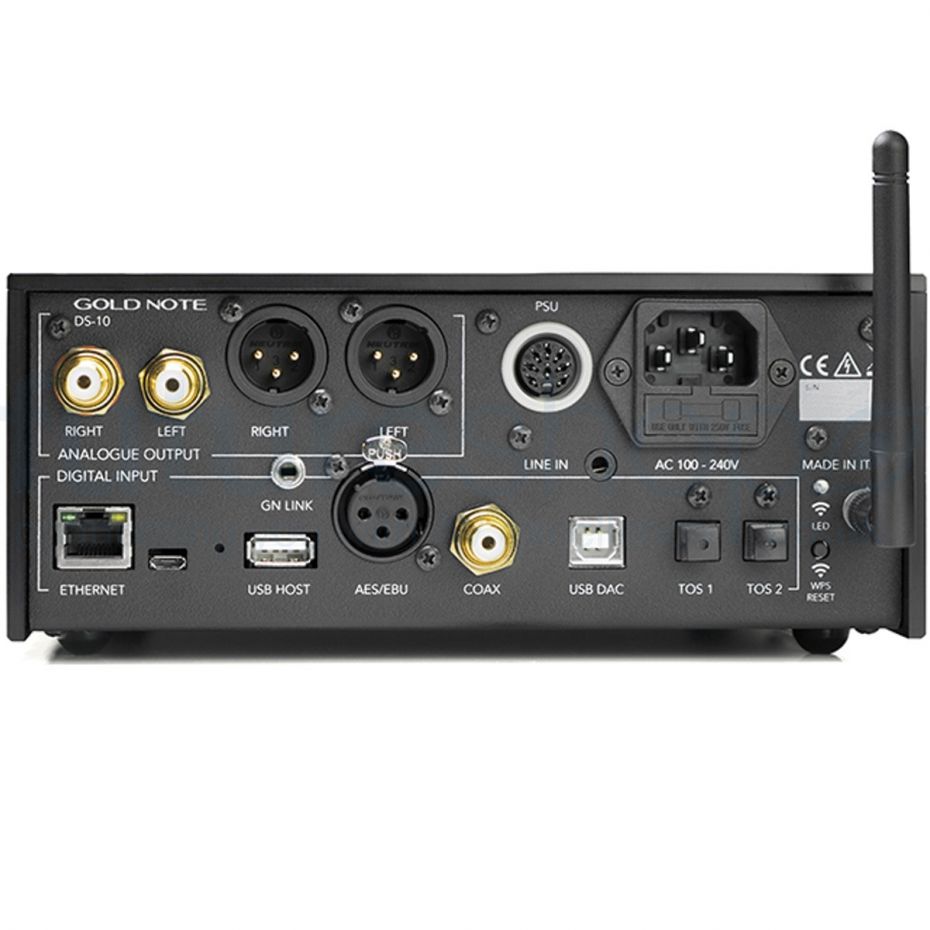 Gold Note DS-10 EVO Streaming DAC & Headphone Amplifier