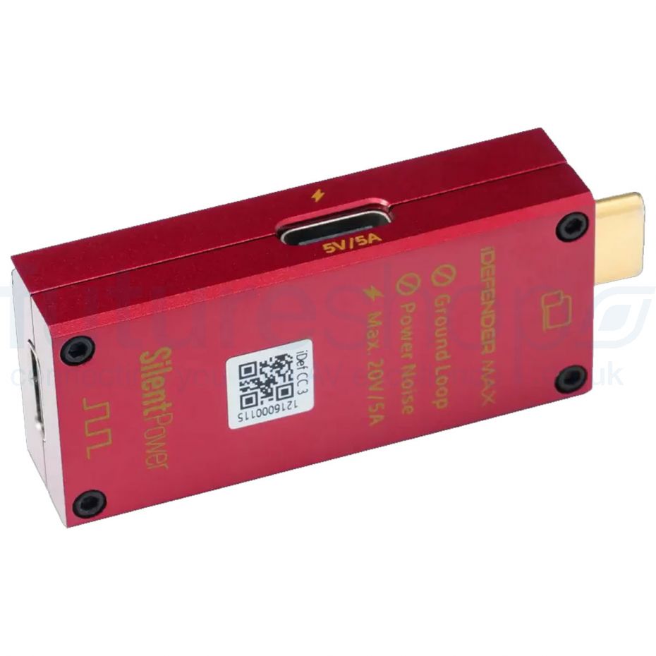 iFi Audio iDefender Max - USB-C Ground Loop Breaker and USB Power Injector